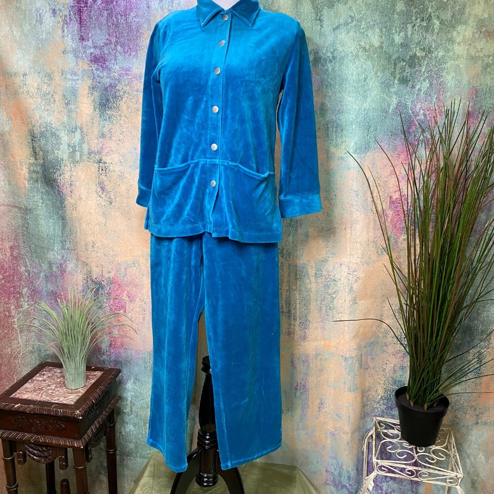 Appleseed's Great Looking Cozy Velvet Lounge Set - Gem